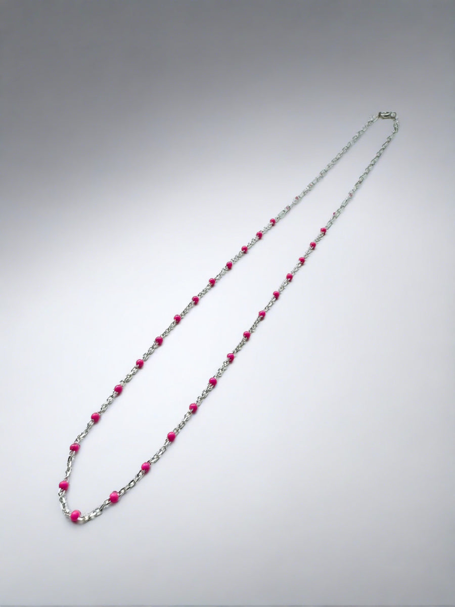 Sterling Silver Enamel Layering Chain – Laughing Sparrow Retail